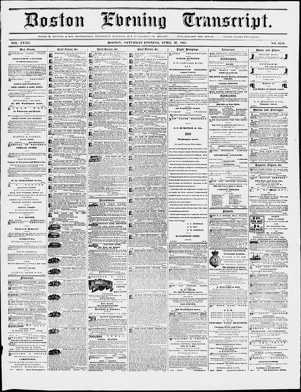 Boston Evening Transcript - Digital Commonwealth