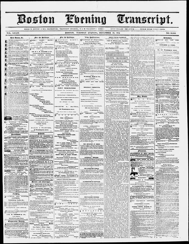 Boston Evening Transcript - Digital Commonwealth