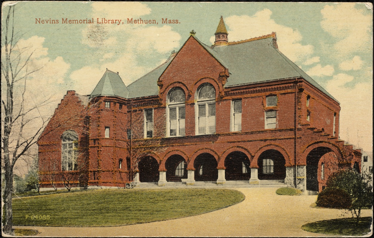 Nevins Memorial Library, Methuen, Mass. - Digital Commonwealth