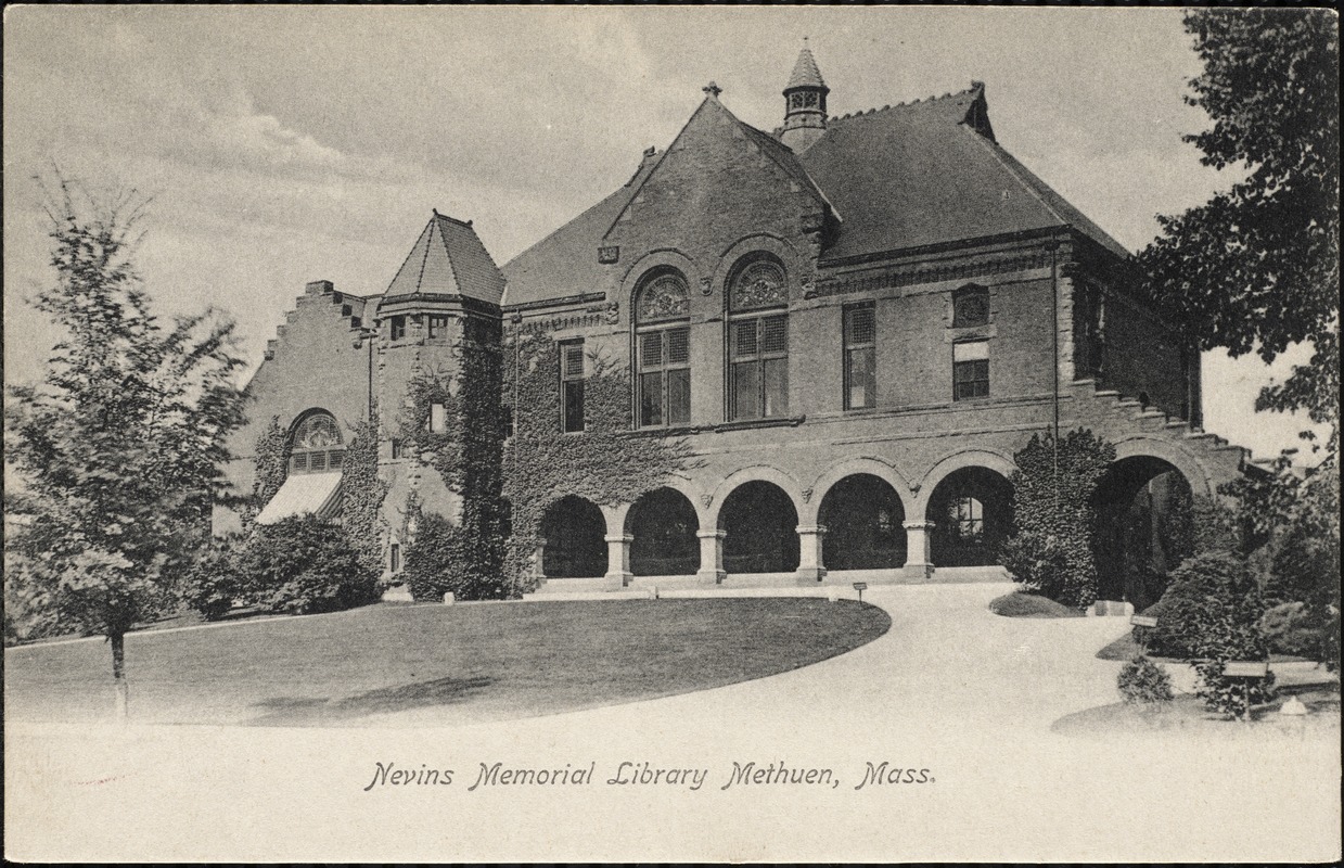 Nevins Memorial Library, Methuen, Mass. - Digital Commonwealth