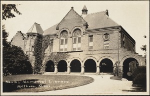 Nevins Memorial Library, Methuen, Mass. - Digital Commonwealth