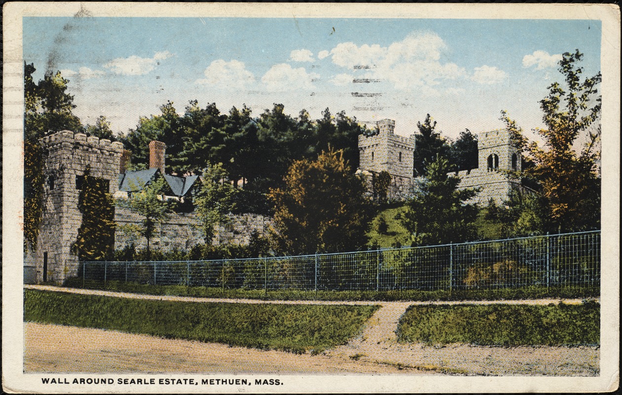 Wall around Searle estate, Methuen, Mass. - Digital Commonwealth