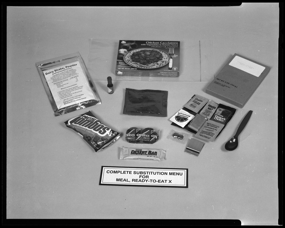 Fed/SBP - food lab, complete substitution menu for meal, ready-to-eat ...