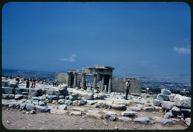 The Propylaea, the Acropolis, Athens, Greece - Digital Commonwealth