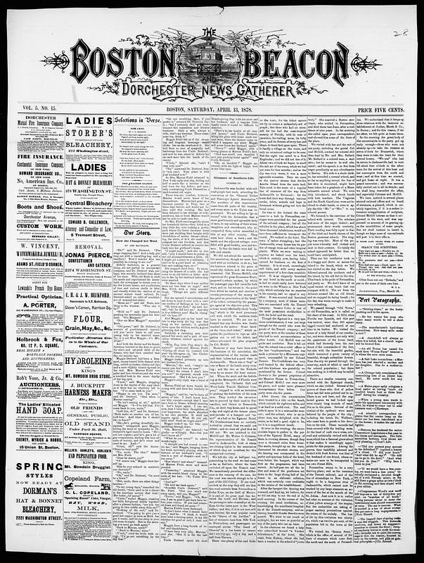 The Boston Beacon and Dorchester News Gatherer, April 13, 1878 ...