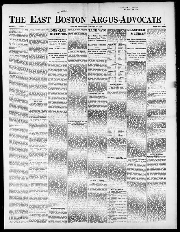 East Boston Argus-Advocate - Digital Commonwealth