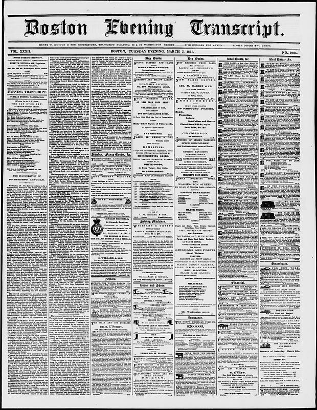 Boston Evening Transcript - Digital Commonwealth