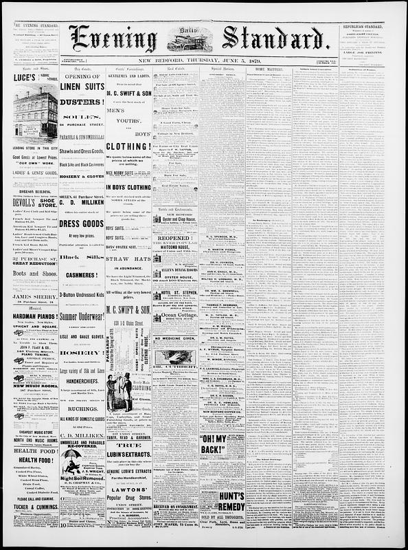 Evening Standard. June 05, 1879 - Digital Commonwealth