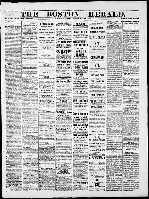 The Boston Herald. September 22, 1873 - Digital Commonwealth