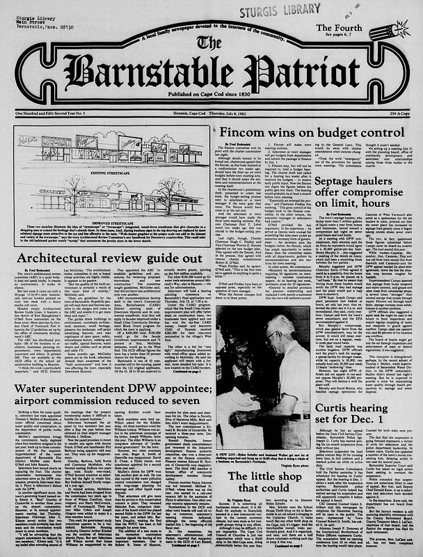 Barnstable Patriot. July 08, 1982 - Digital Commonwealth