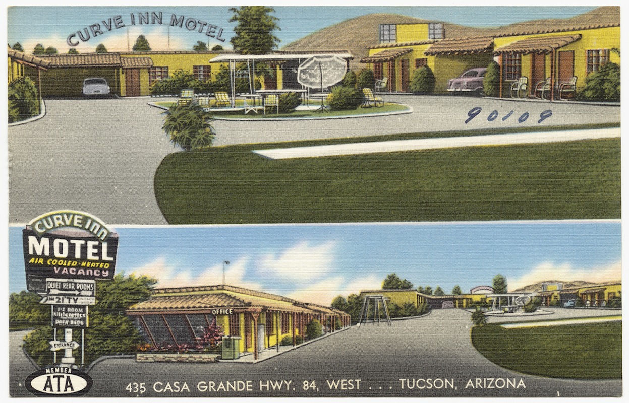 Curve Inn Motel, 435 Casa Grande hwy. 84 west, Tucson, Arizona ...