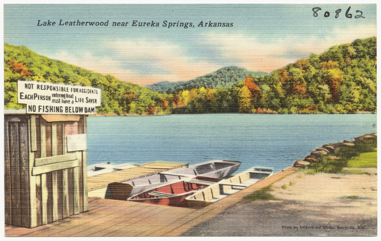 Lake Leatherwood near Eureka Springs, Arkansas - Digital Commonwealth