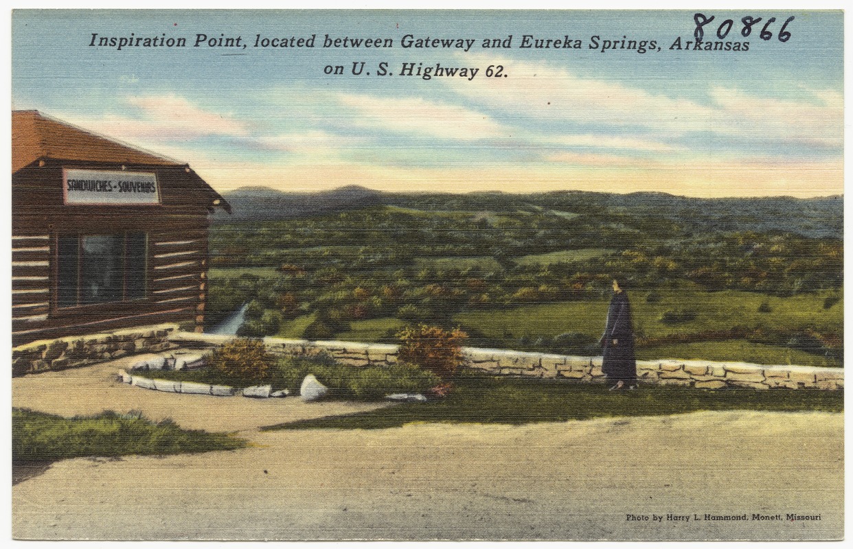 Inspiration Point, located between Gateway and Eureka Springs, Arkansas ...
