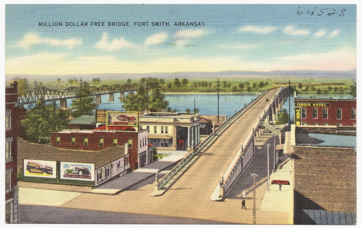 Million dollar free bridge, Fort Smith, Arkansas - Digital Commonwealth