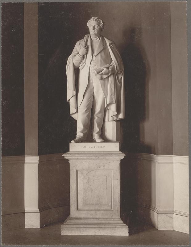 Thomas Ball, statue of Gov. John A. Andrew, State House, Boston ...