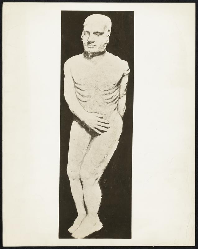 Photo shows the original Cardiff Giant, P.T. Barnum’s famous hoax ...