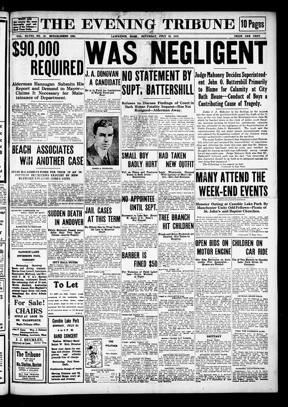 The Evening Tribune. July 19, 1913 - Digital Commonwealth