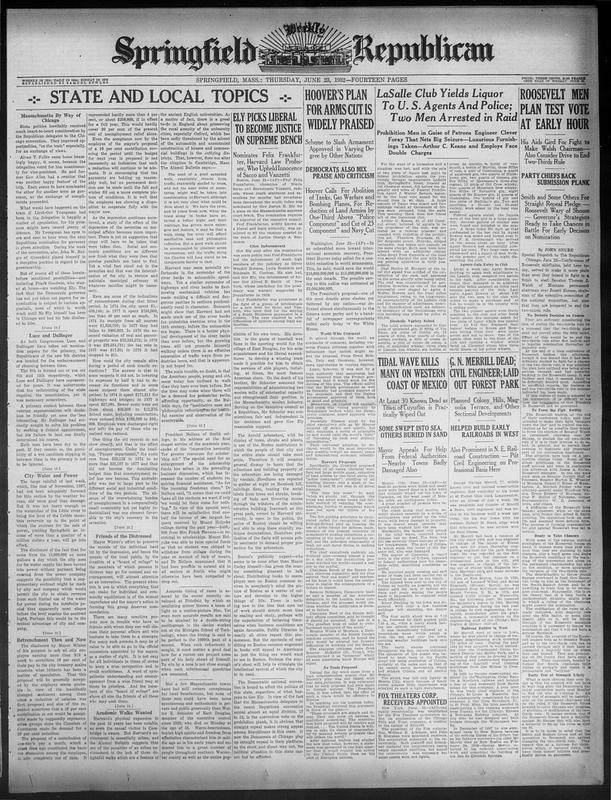 Springfield Weekly Republican - Digital Commonwealth