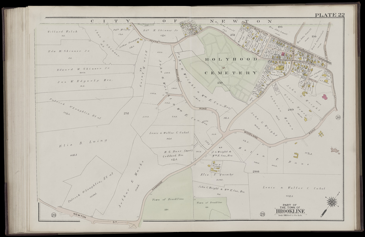 Atlas of the town of Brookline, Norfolk County, Massachusetts - Digital ...