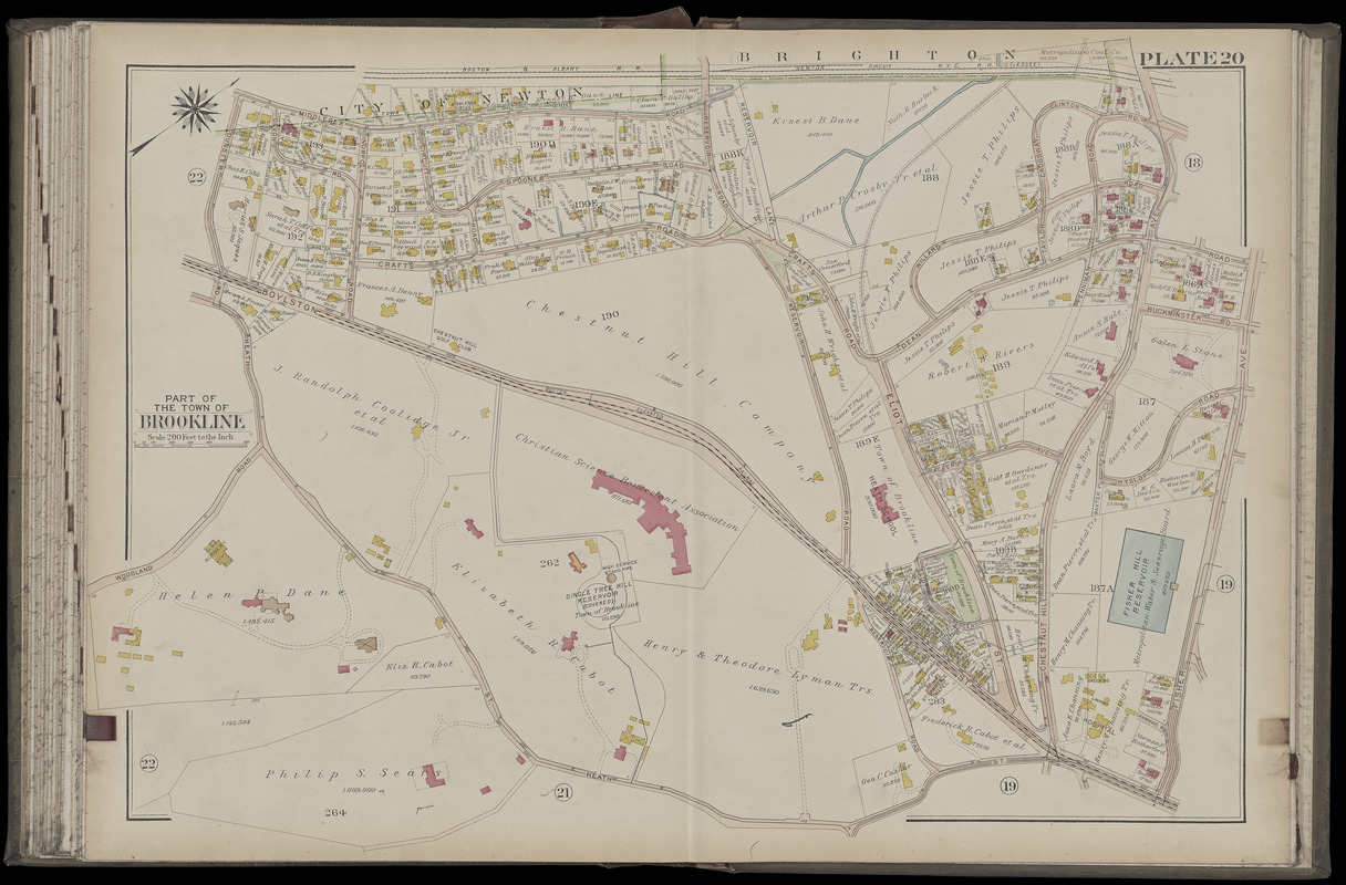 Atlas of the town of Brookline, Norfolk County, Massachusetts - Digital ...