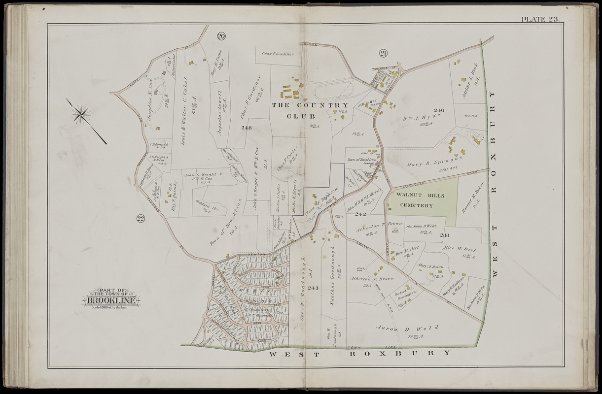 Atlas of the town of Brookline, Norfolk County, Massachusetts - Digital ...