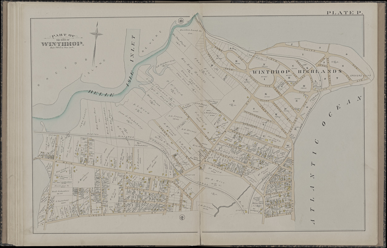 Atlas of the city of Chelsea and the towns of Revere and Winthrop ...