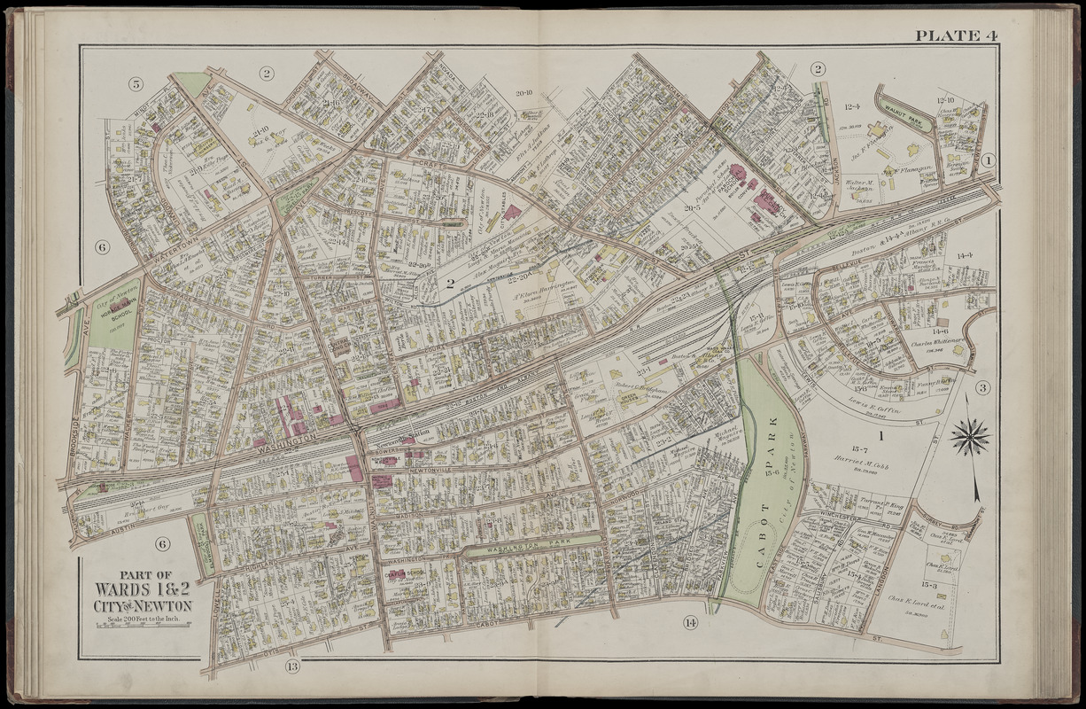 Atlas of the city of Newton, Massachusetts : from actual surveys and ...