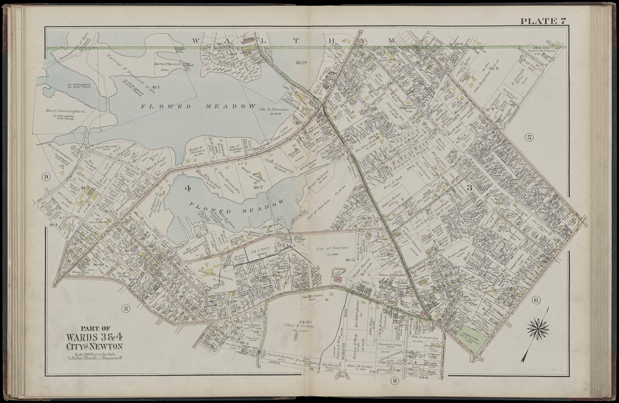 Atlas of the city of Newton, Massachusetts - Digital Commonwealth