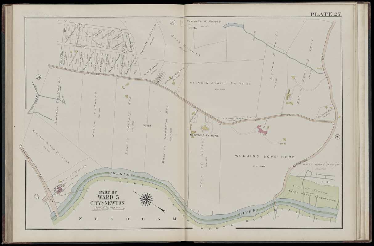 Atlas of the city of Newton, Massachusetts - Digital Commonwealth