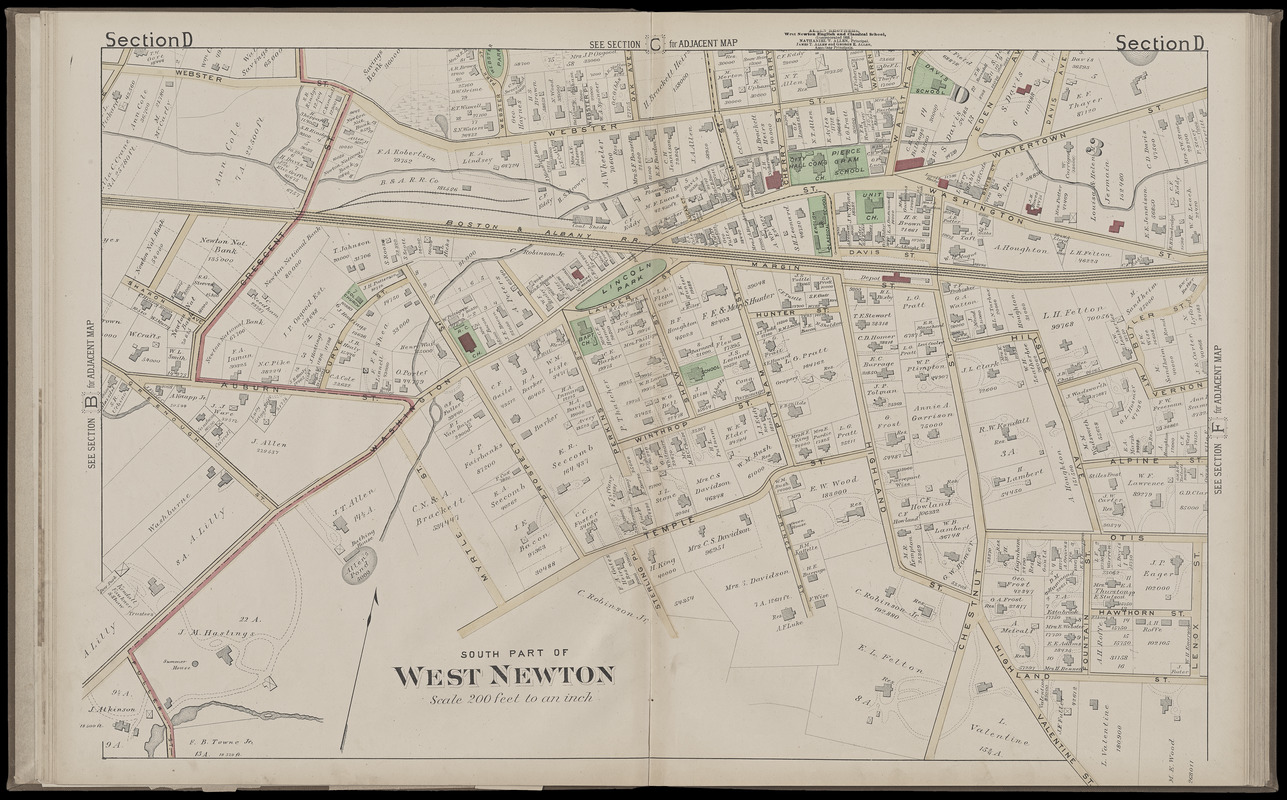 Atlas of the city of Newton, Massachusetts - Digital Commonwealth