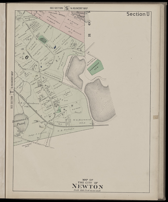 Atlas of the city of Newton, Massachusetts - Digital Commonwealth