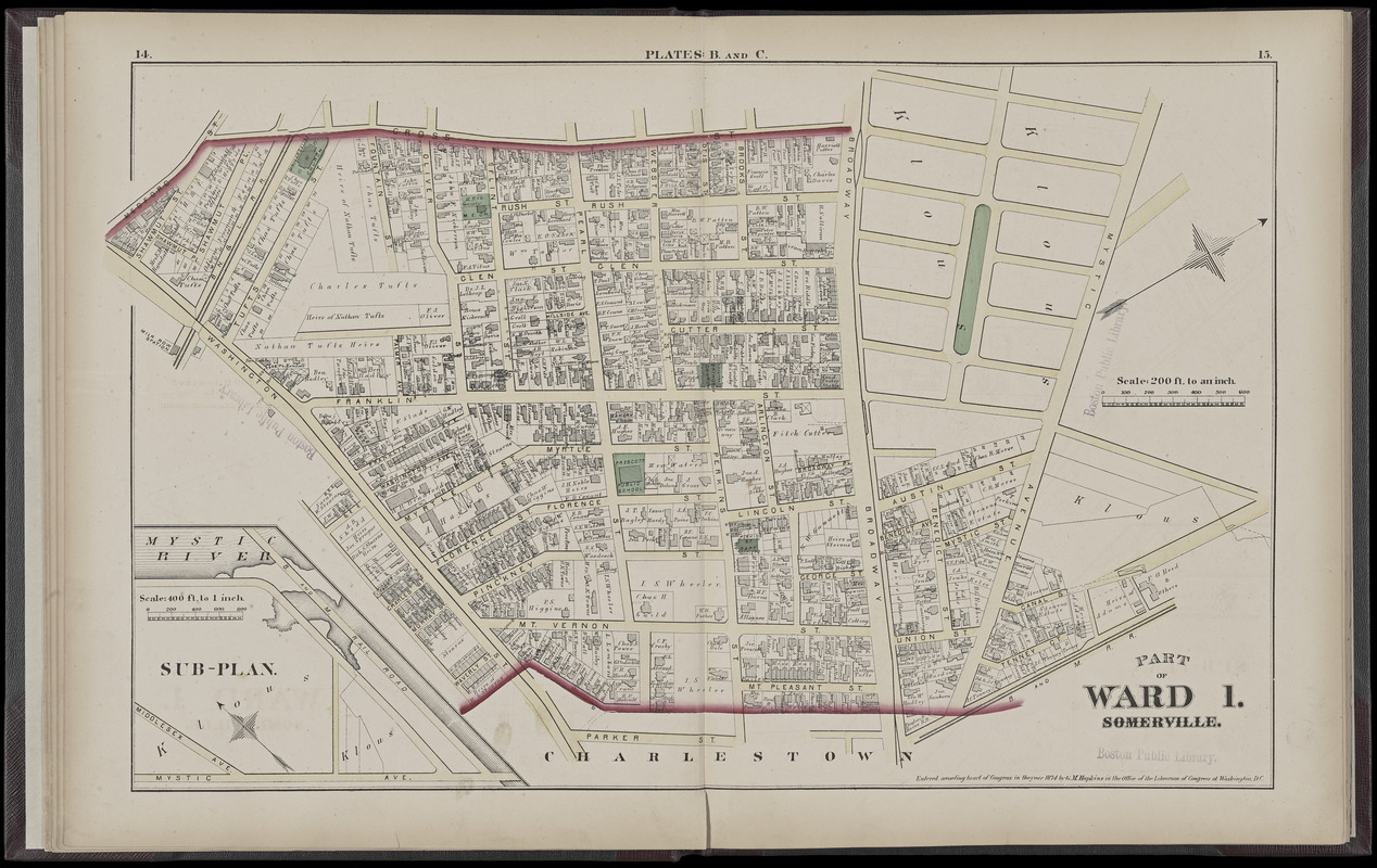Atlas of the city of Somerville, Massachusetts : from actual surveys ...