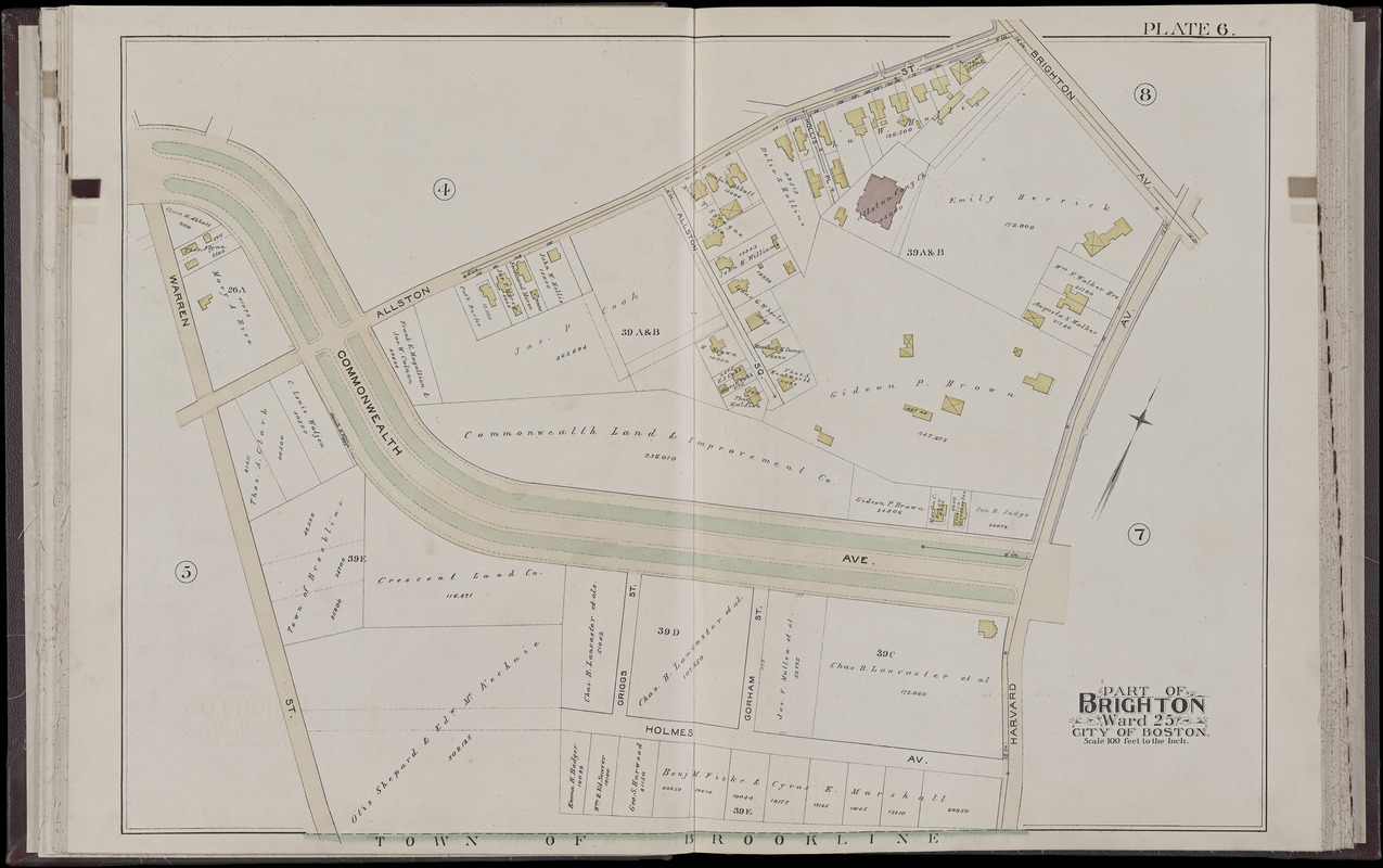 Atlas of the city of Boston, volume seven, Brighton, Mass. - Digital ...