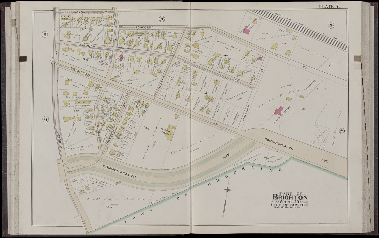 Atlas of the city of Boston, volume seven, Brighton, Mass. - Digital ...