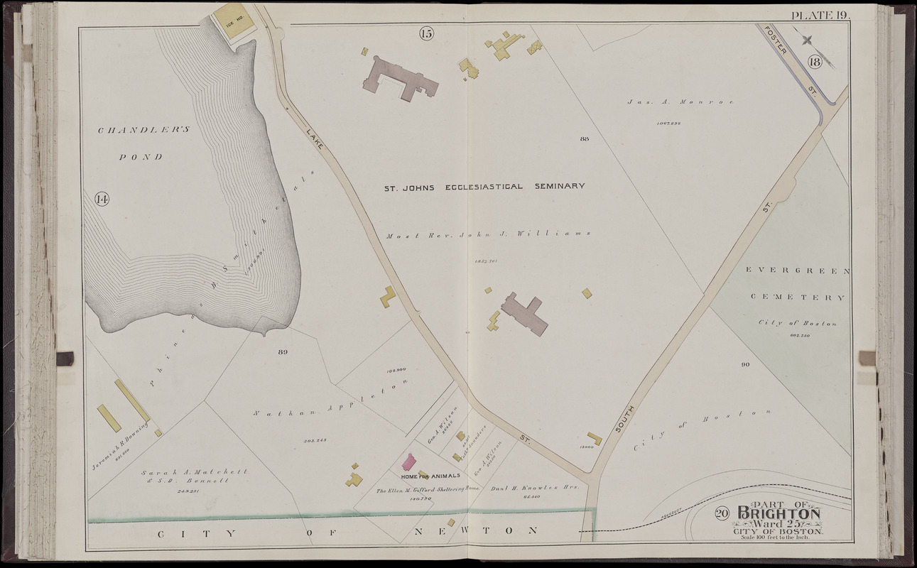 Atlas of the city of Boston, volume seven, Brighton, Mass. - Digital ...