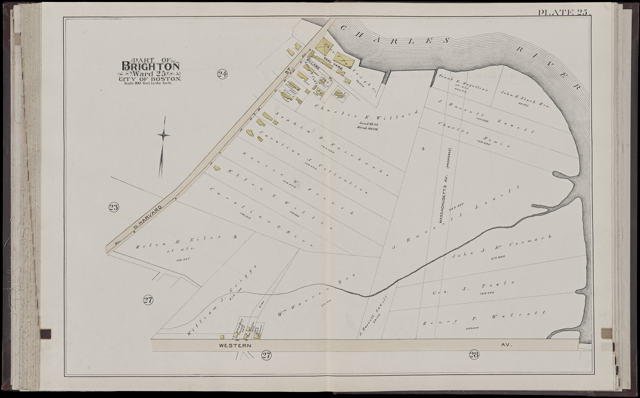 Atlas of the city of Boston, volume seven, Brighton, Mass. - Digital ...