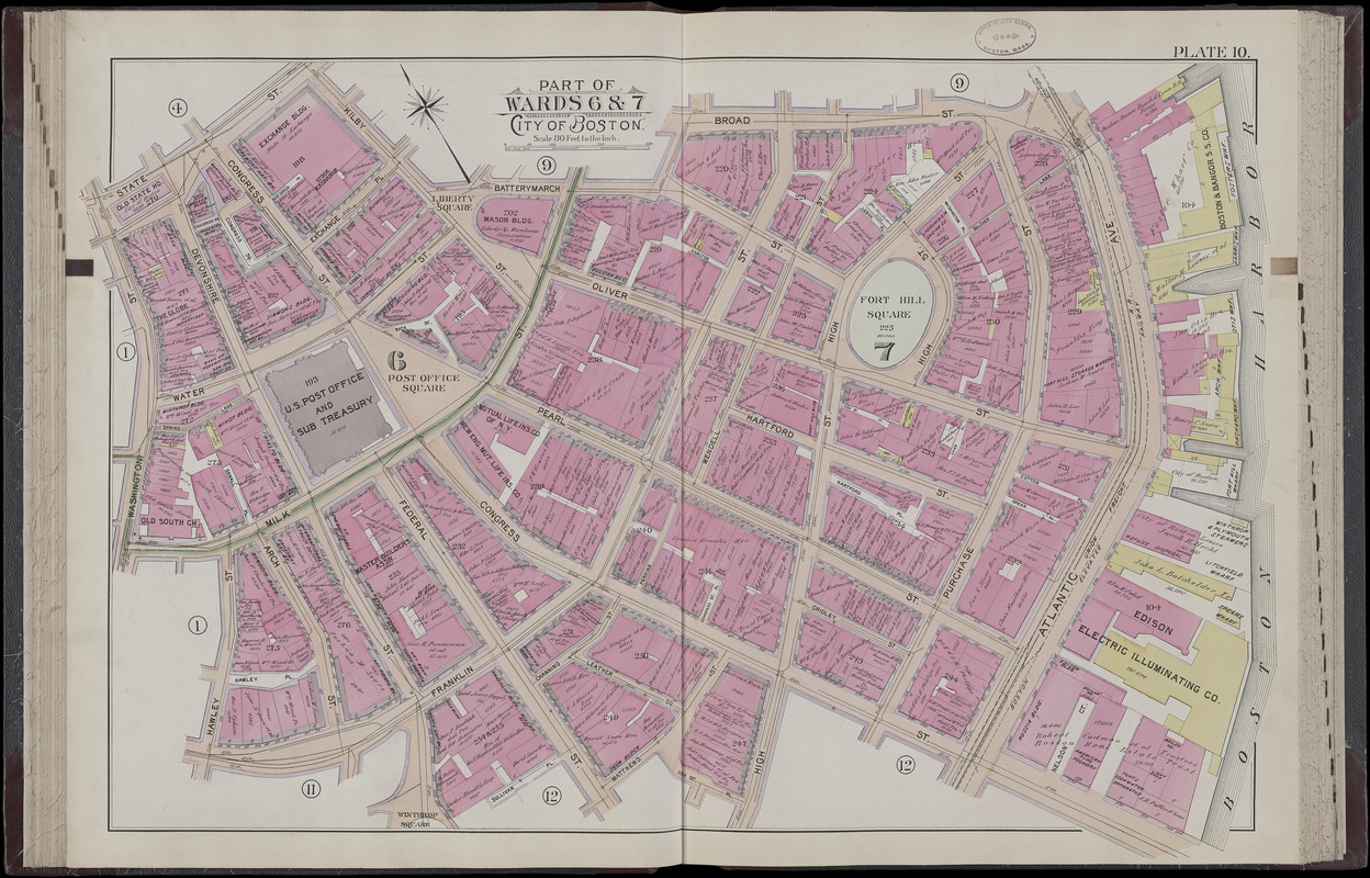 Atlas of the city of Boston, Boston proper : from actual surveys and ...