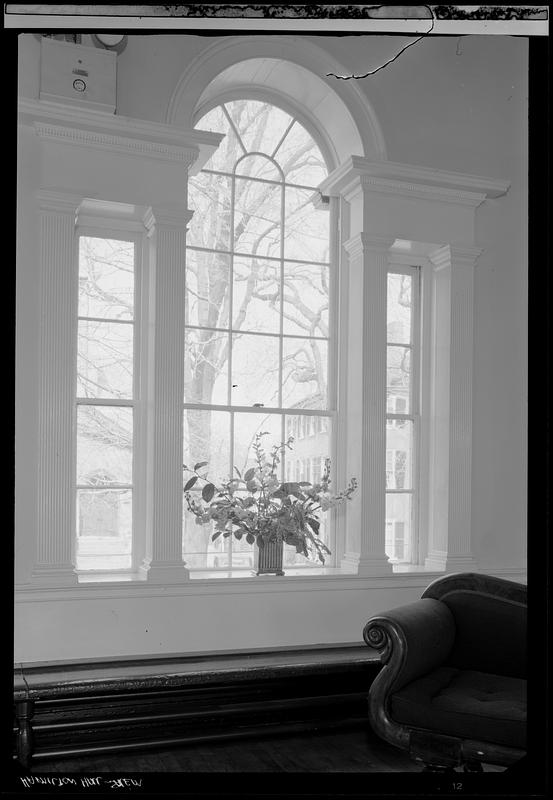 Hamilton Hall, Chestnut Street, Salem: interior, window - Digital ...