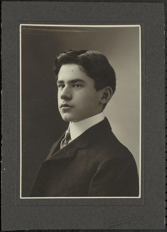 Boston Latin School 1902 Senior portrait, William Bell Dinsmoor ...