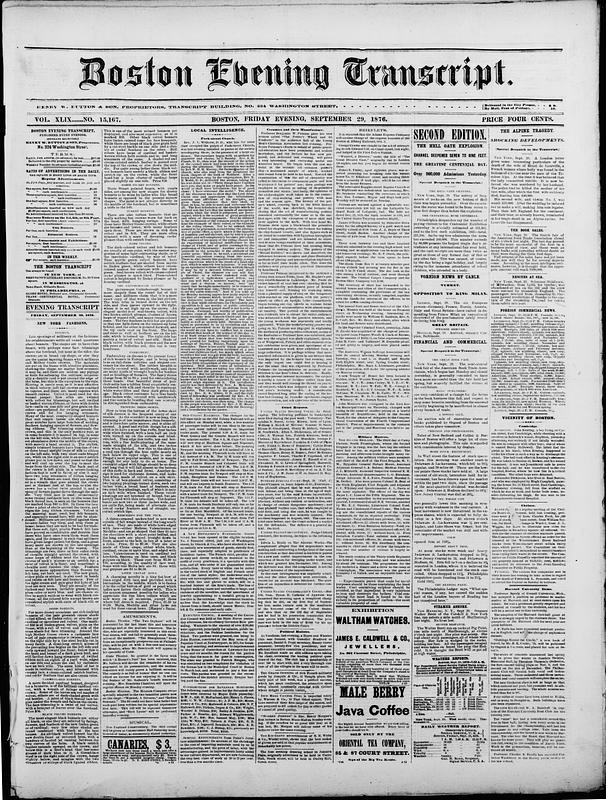 Boston Evening Transcript - Digital Commonwealth