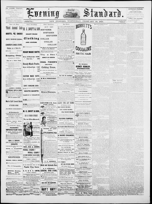 Evening Standard. February 19, 1879 - Digital Commonwealth