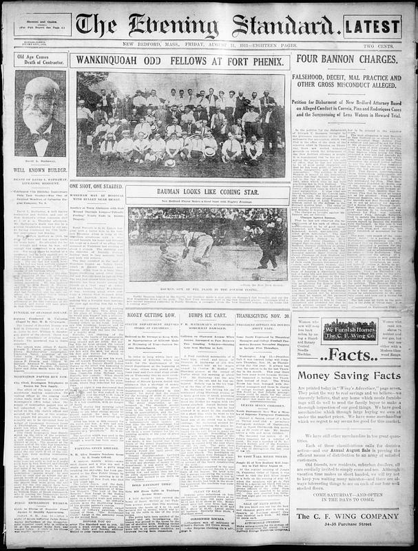 Evening Standard. August 11, 1911 - Digital Commonwealth