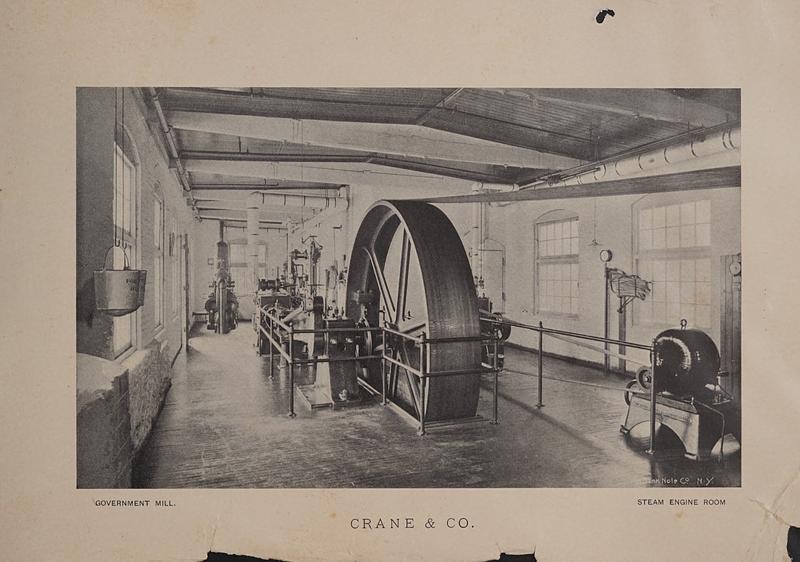Government Mill, steam engine room - Digital Commonwealth