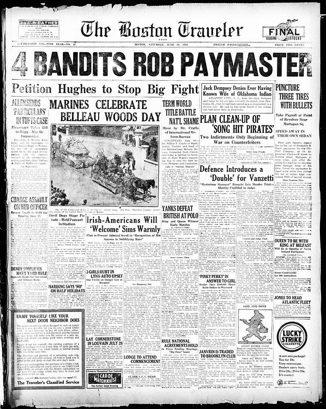 The Boston Traveler. June 18, 1921 - Digital Commonwealth