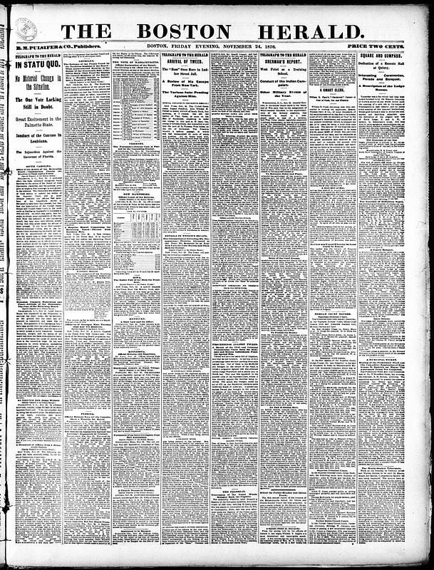 The Boston Herald. November 24, 1876 - Digital Commonwealth