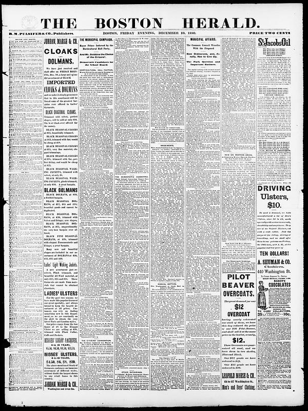 The Boston Herald. December 10, 1880 - Digital Commonwealth