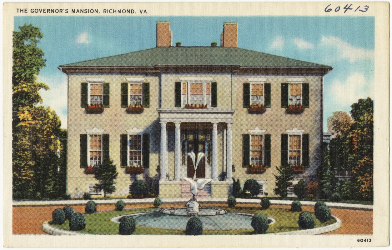 The Governor's Mansion, Richmond, VA. - Digital Commonwealth