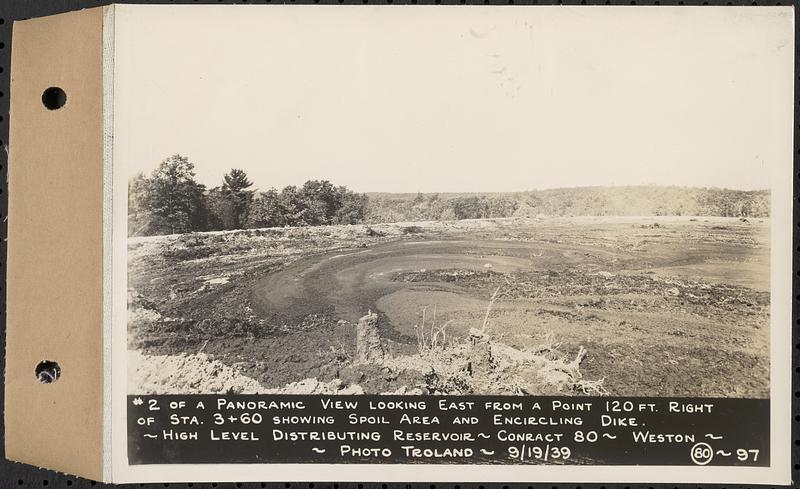 Contract No. 80, High Level Distribution Reservoir, Weston, photo no. 2 ...