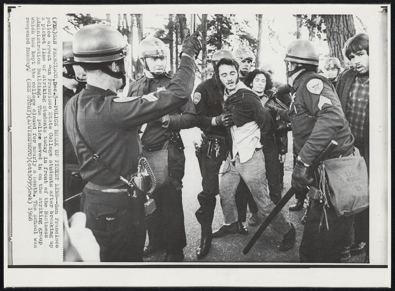 Police Break Up Picket Line--San Francisco police arrest San Francisco ...