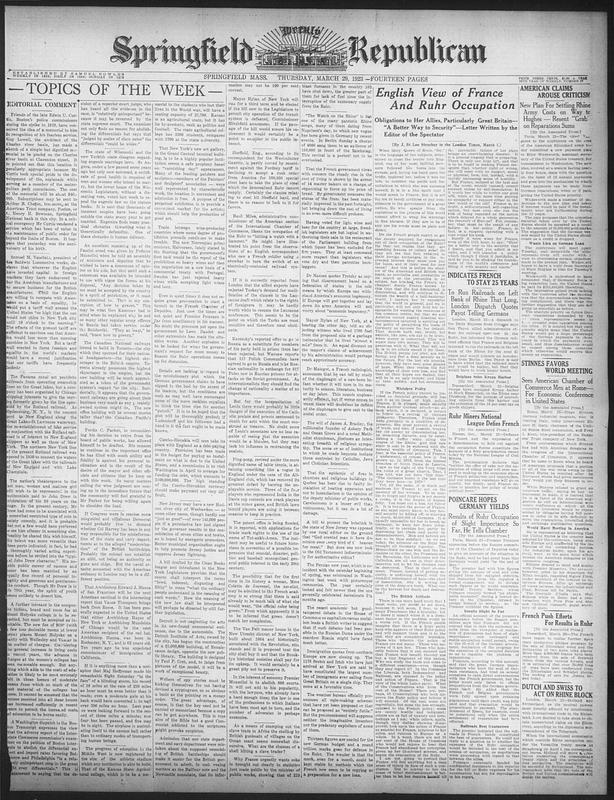 Springfield Weekly Republican - Digital Commonwealth